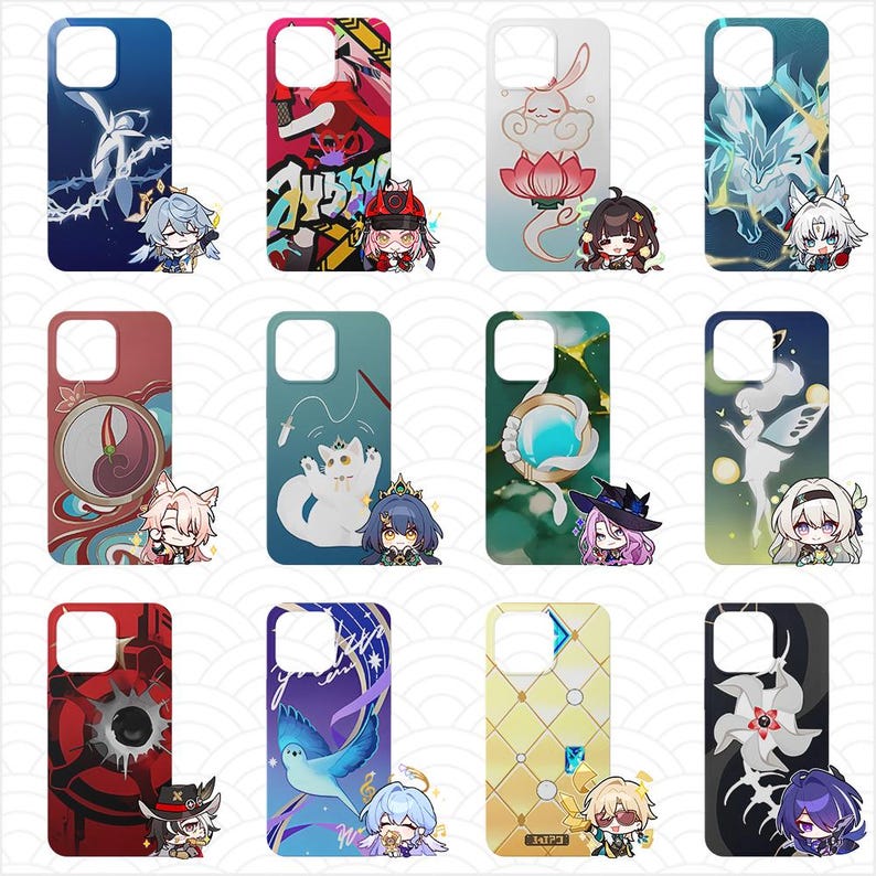 Honkai Star Rail Character Phone Case Design Sparxie Dahlia Constance ...