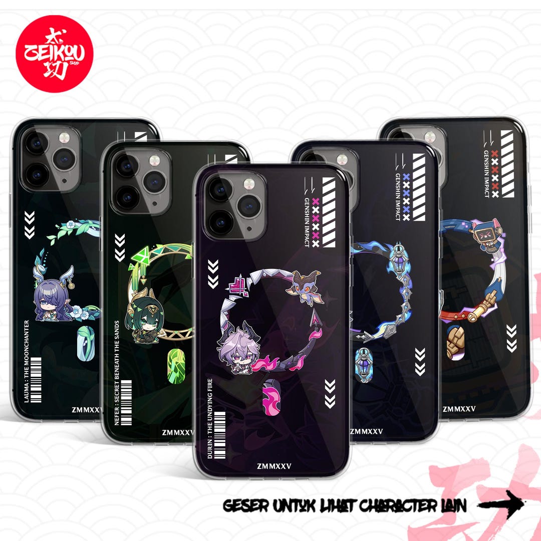Genshin Impact Character Avatar Frame Design Durin Nefer Flins Lauma ...