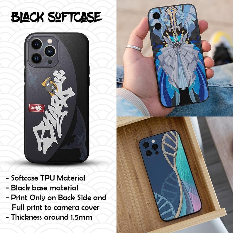 Genshin Impact Phone Case Mualani for iPhone Samsung Android Aesthetic ...