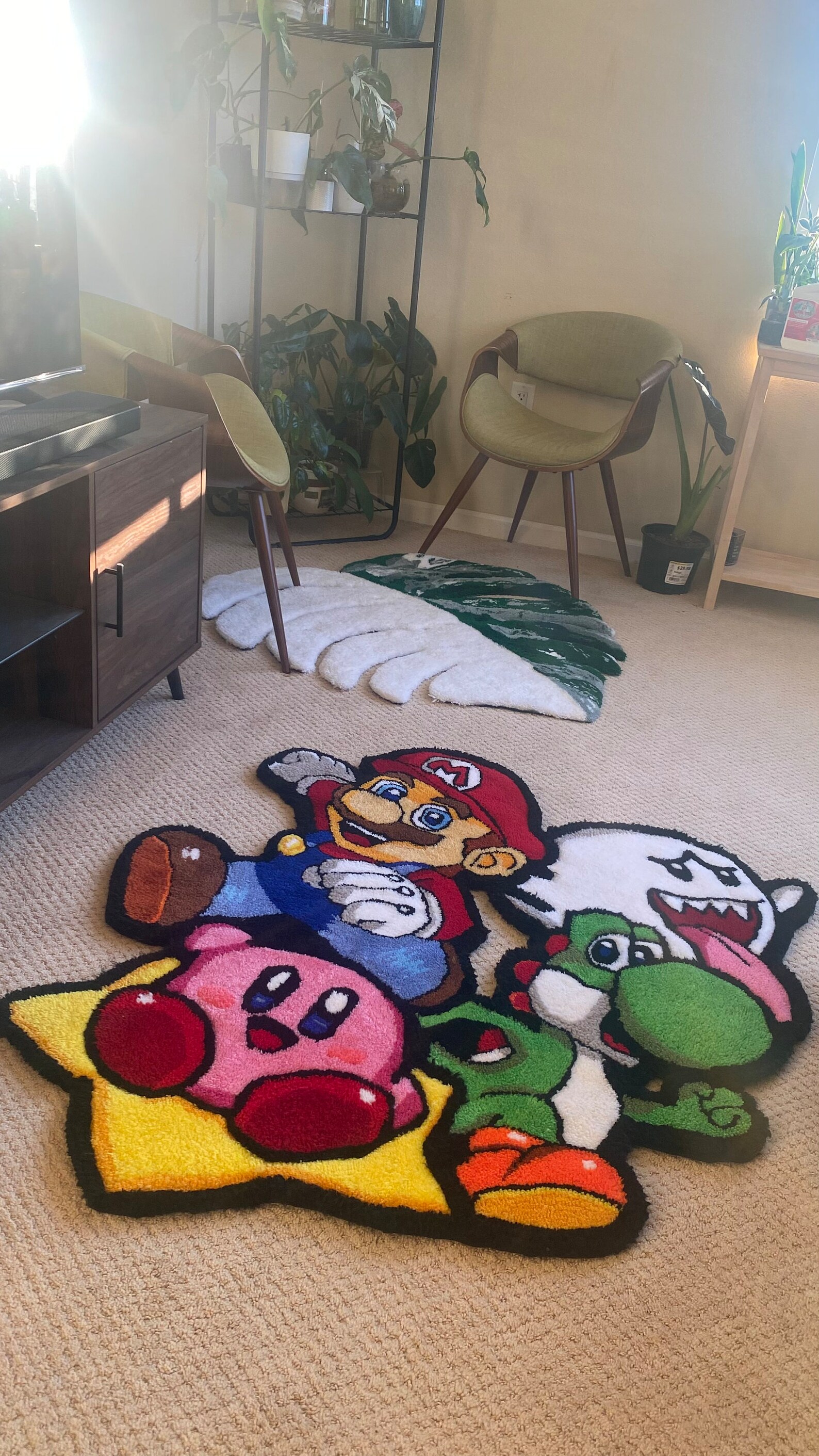 Nintendo Mario Tufted Rug - Etsy