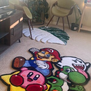 Nintendo Mario Tufted Rug - Etsy