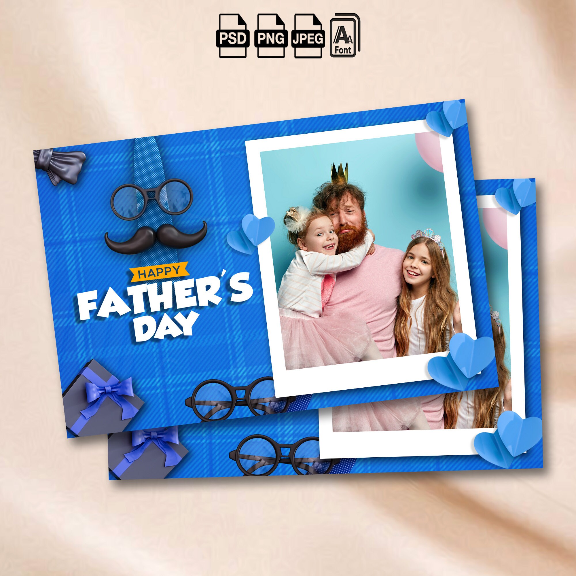 Fathers Day Photobooth Template World Happy Father's Day Celebration ...