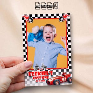 Car Birthday Photobooth Template Race Car Theme Photo Booth Template ...