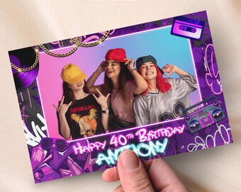 70s Retro Photo Booth Template (2 Versions!) - Etsy