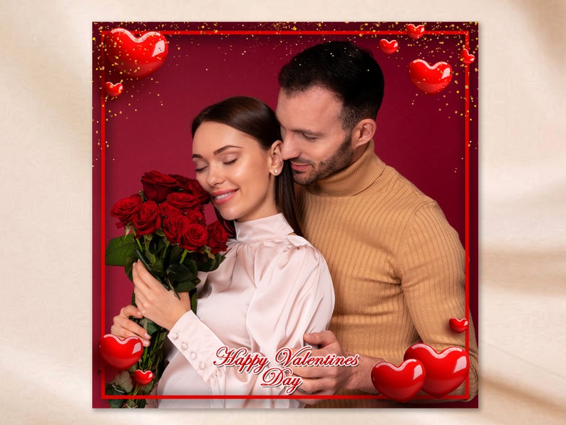 Valentine's Day 360 Booth Template Valentines 360booth Overlay 360 ...