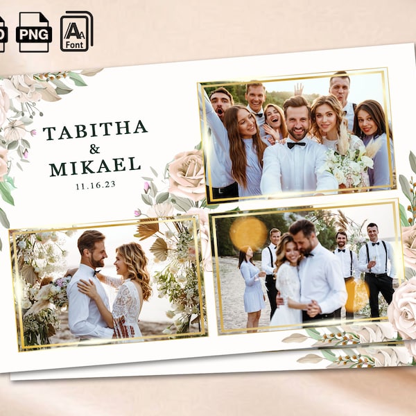 Greenery Photo Booth Frame - Etsy