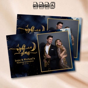 Starry Night Photobooth Template A Night Under the Stars Photo Booth ...