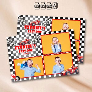 Birthday Photobooth Template Car Theme Photo Booth Template Race Car ...
