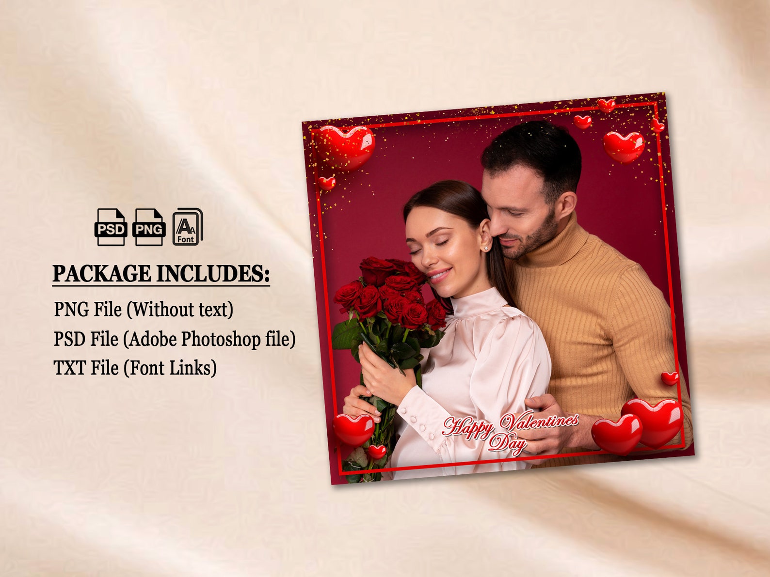 Valentine's Day 360 Booth Template Valentines 360booth Overlay 360 ...