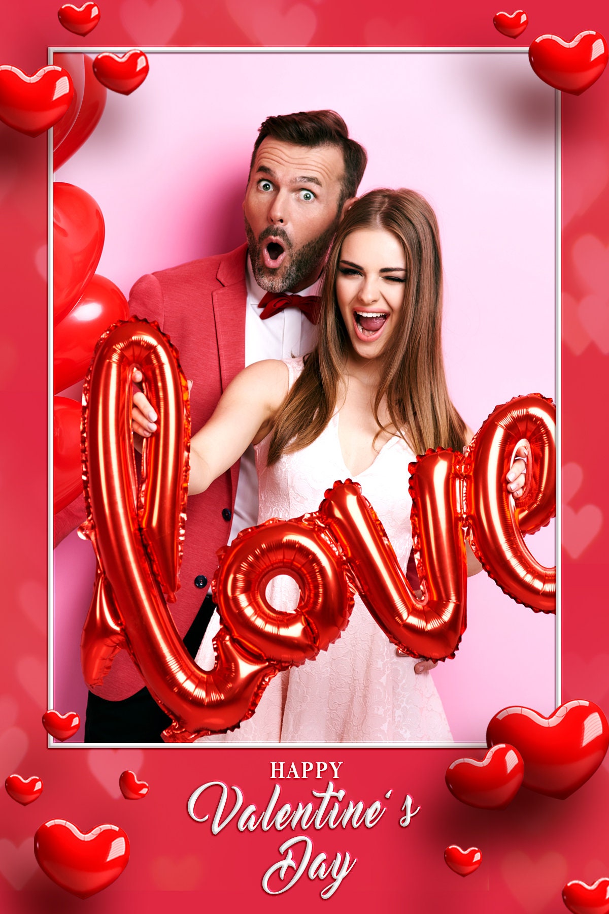 Valentines Day Photobooth Template Valentine's Day Photo Booth Template ...