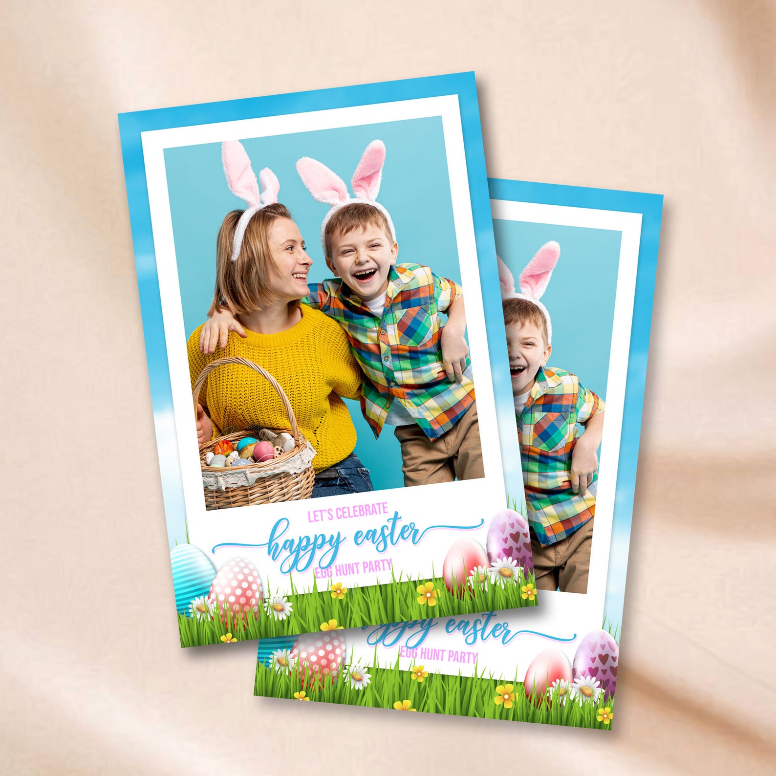 Happy Easter Photobooth Template Easter Sunday Photo Booth Overlay 4x6 ...