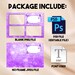 Purple Photobooth Template Lilac Quinceañera Photo Booth Templates ...