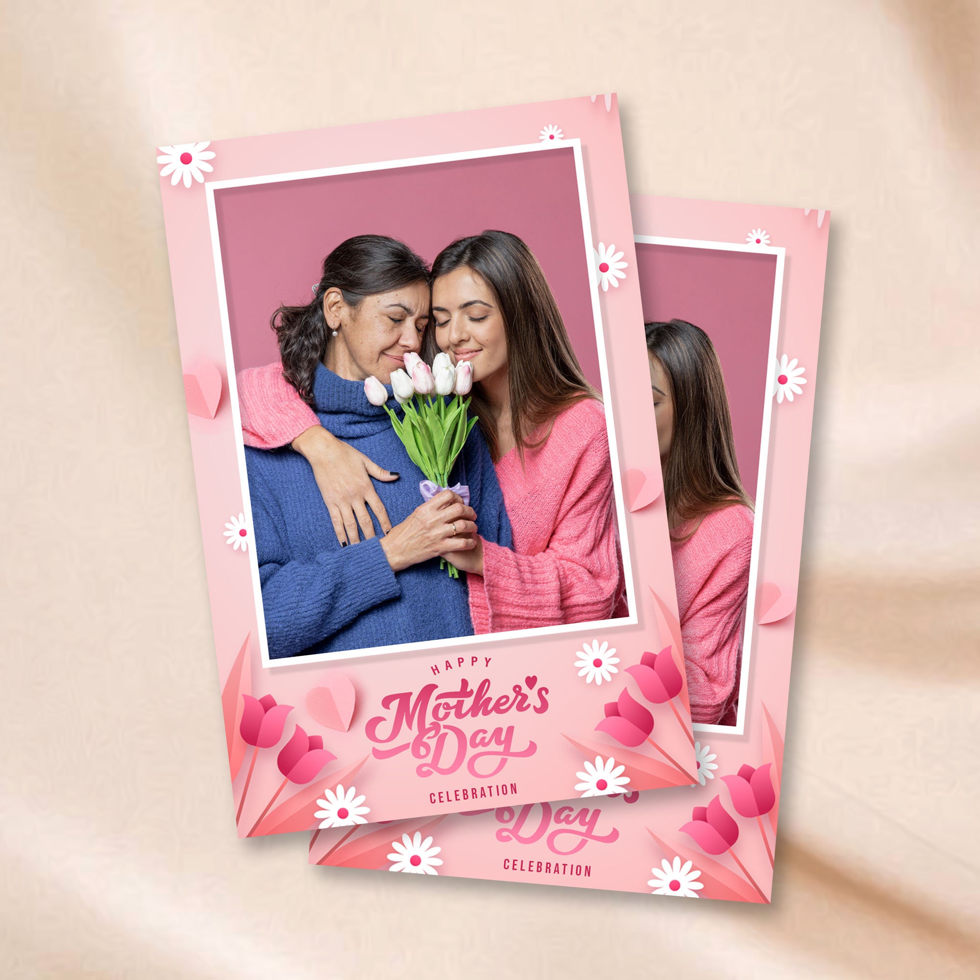 Mother's Day Photobooth Template Happy World Mothers Day Celebration ...