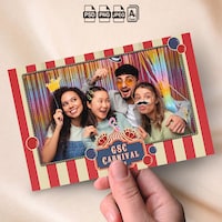 Printable Circus Photo Booth Props - Circus Birthday Props - Clown ...