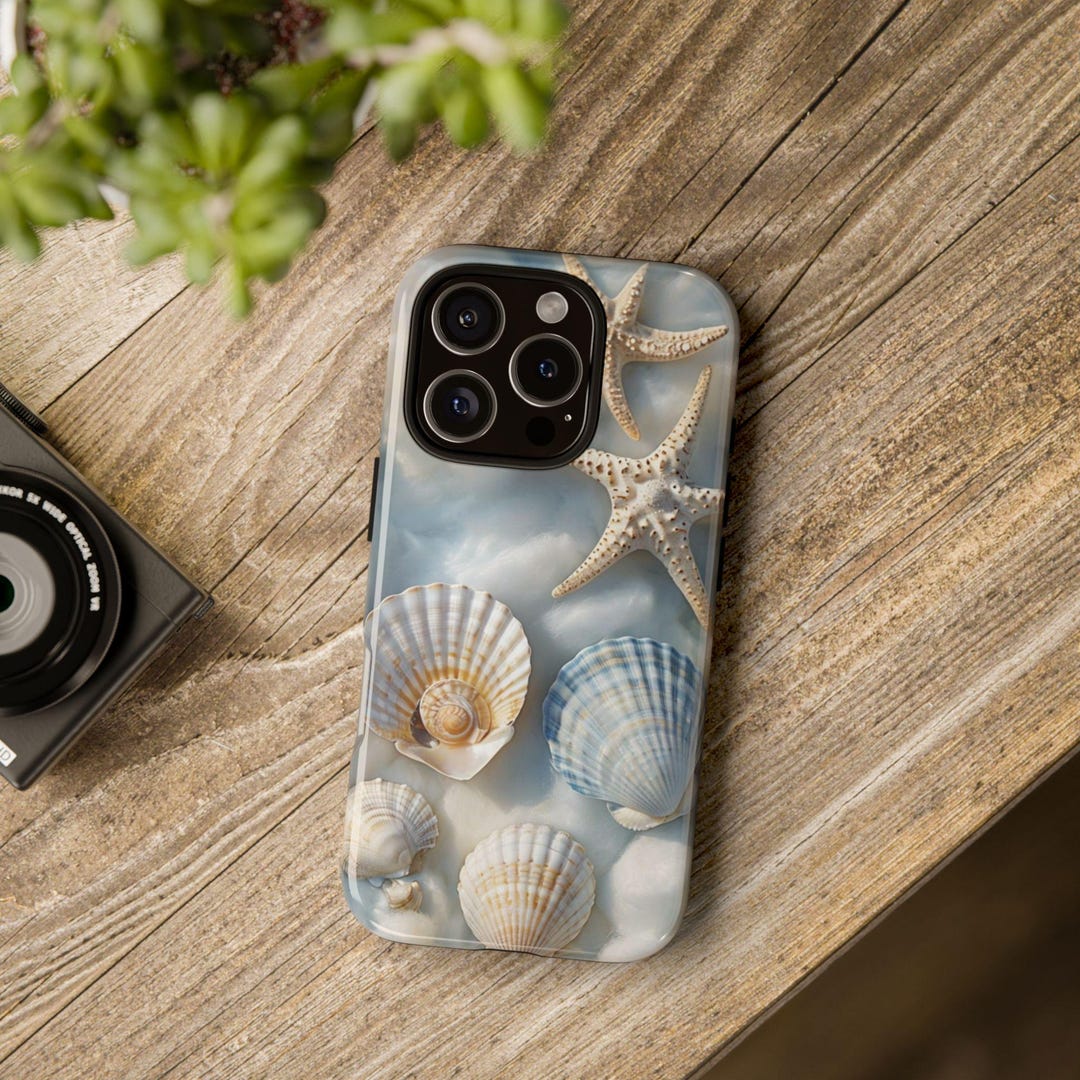 Coastal Seashell iPhone Case: Beach Lover Gift - Etsy
