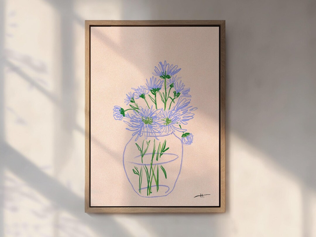 Botanical Print, Floral Print , Vintage Botanical Print, Digital Wall ...