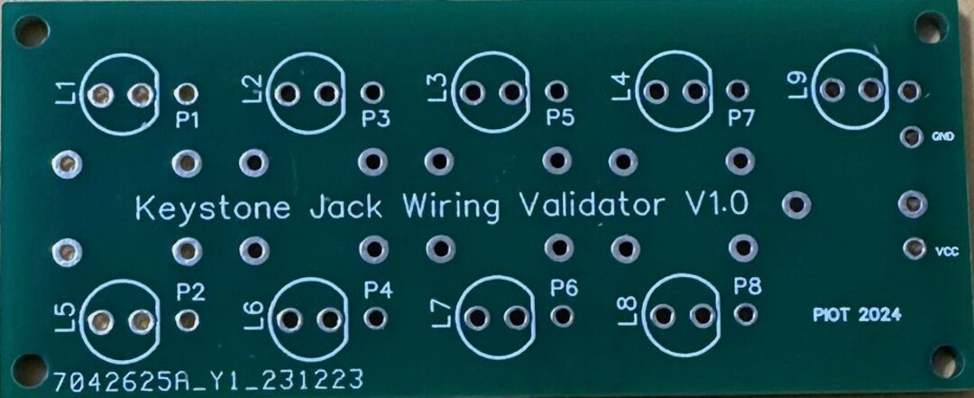 PIOT - Keystone Jack Wiring Validator V1.0 - Etsy