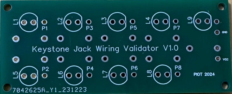 PIOT - Keystone Jack Wiring Validator V1.0 - Etsy