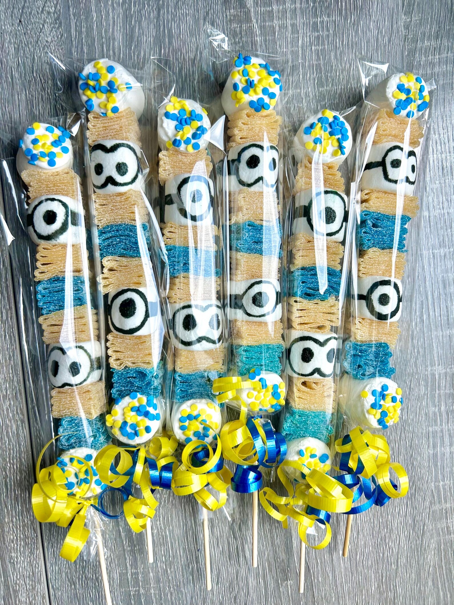 24 COUNT Despicable Me 4 Minion Custom Candy Kabob - Etsy
