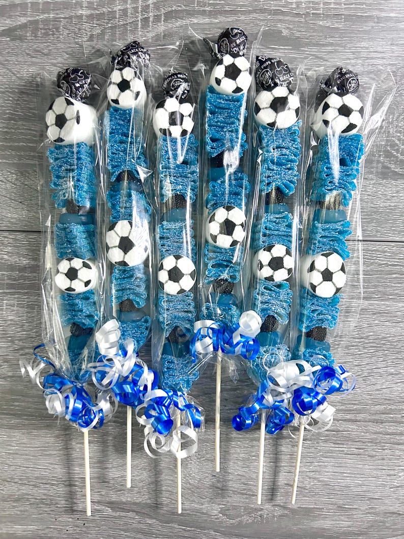 Soccer Custom Candy Kabob Party Favor - Etsy