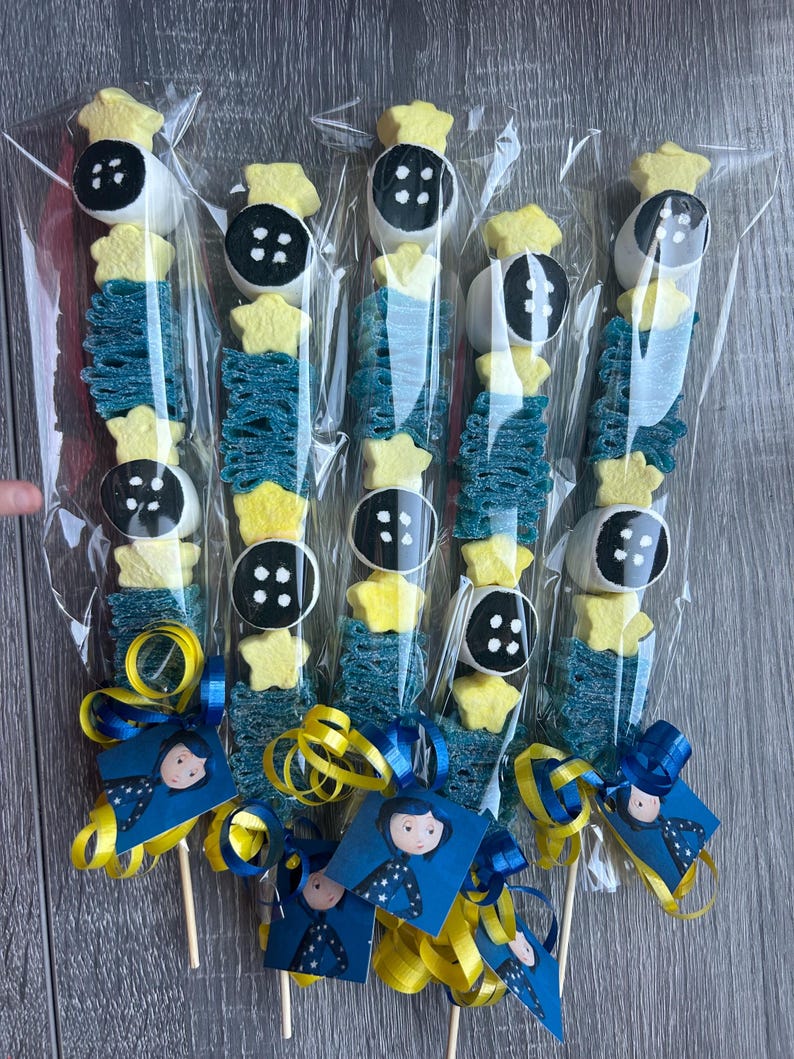 Coraline Custom Candy Kabob Party Favor Birthday - Etsy
