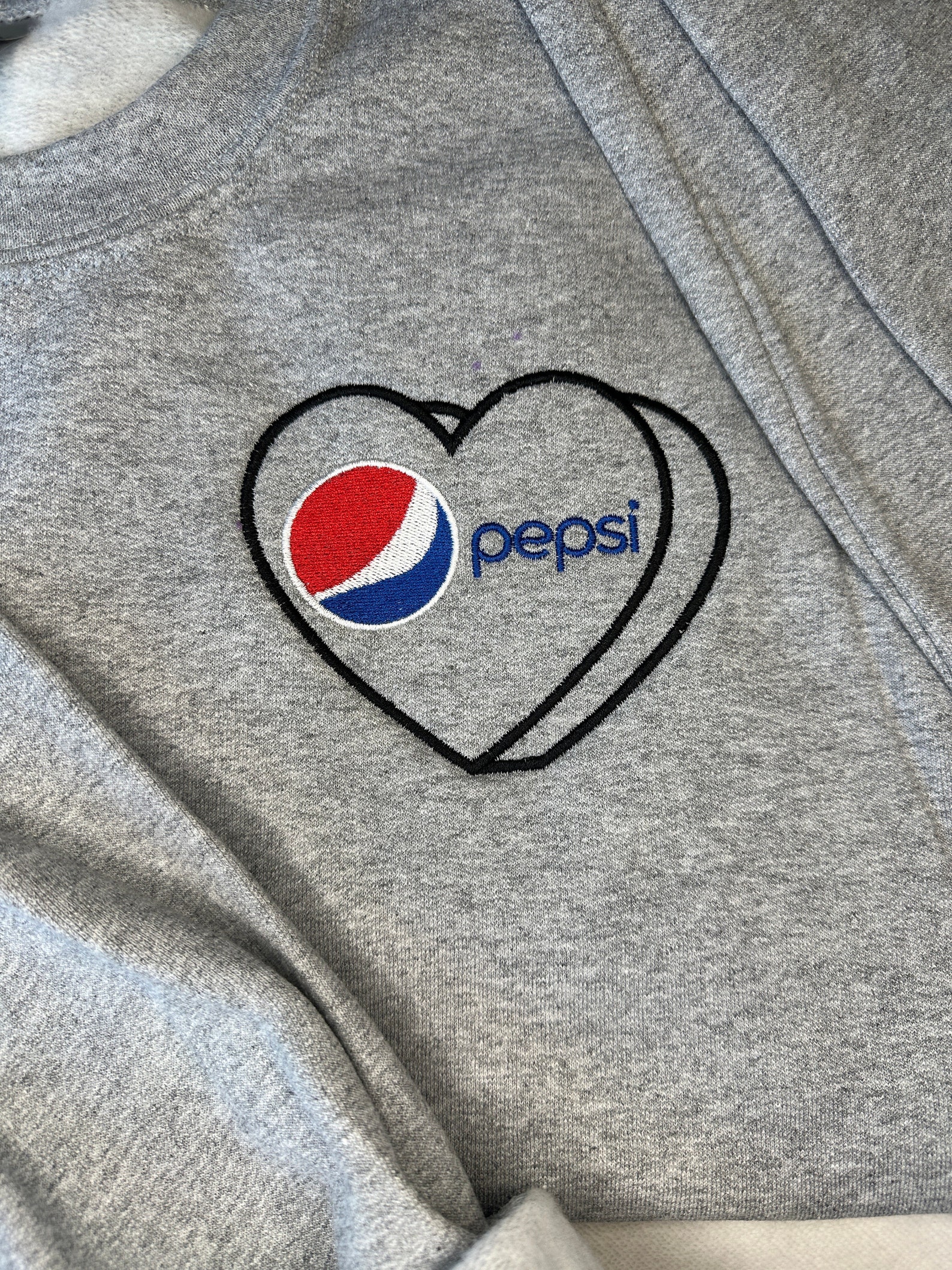 Pepsi Embroidered Crewneck | Pepsi Sweatshirt | Gifts for Her | Mother ...