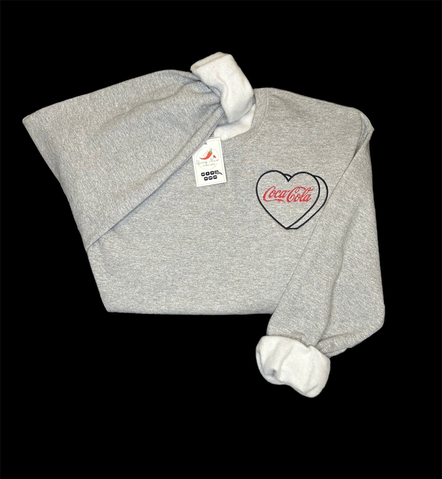Coke Embroidered Crewneck Coca-cola Gifts for Her Coke Addict Obsessed ...