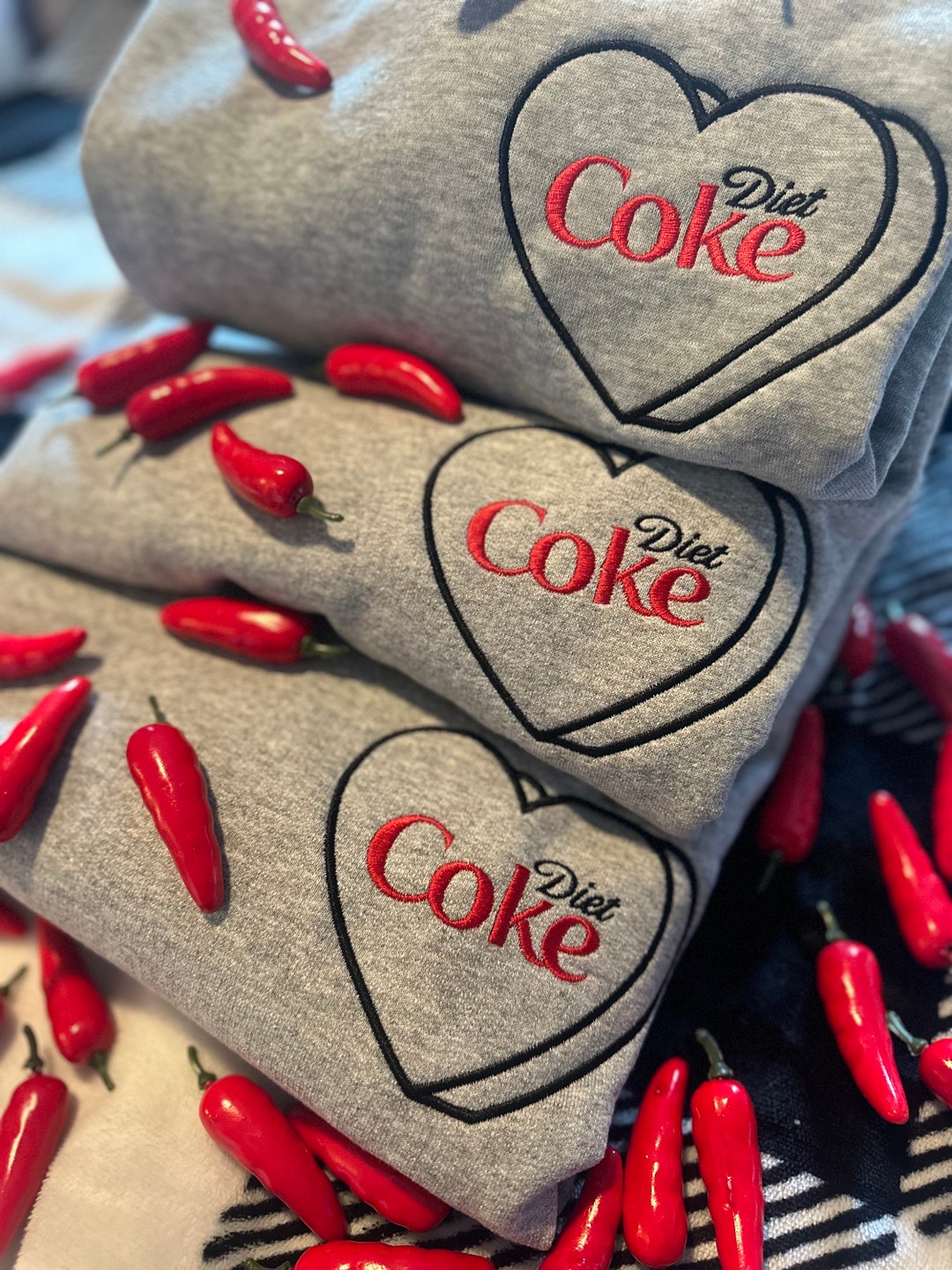 Diet Coke Embroidered Crewneck | Hoodie | Gifts for Her | Diet Coke ...