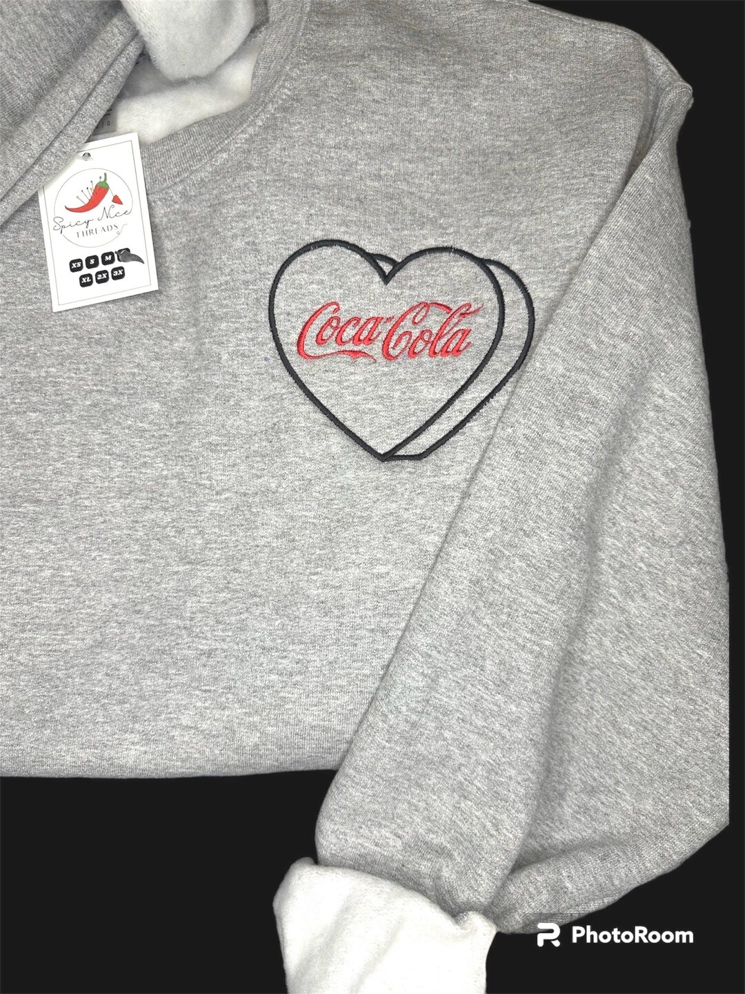 Coke Embroidered Crewneck | Coca-cola | Gifts for Her | Coke Addict ...