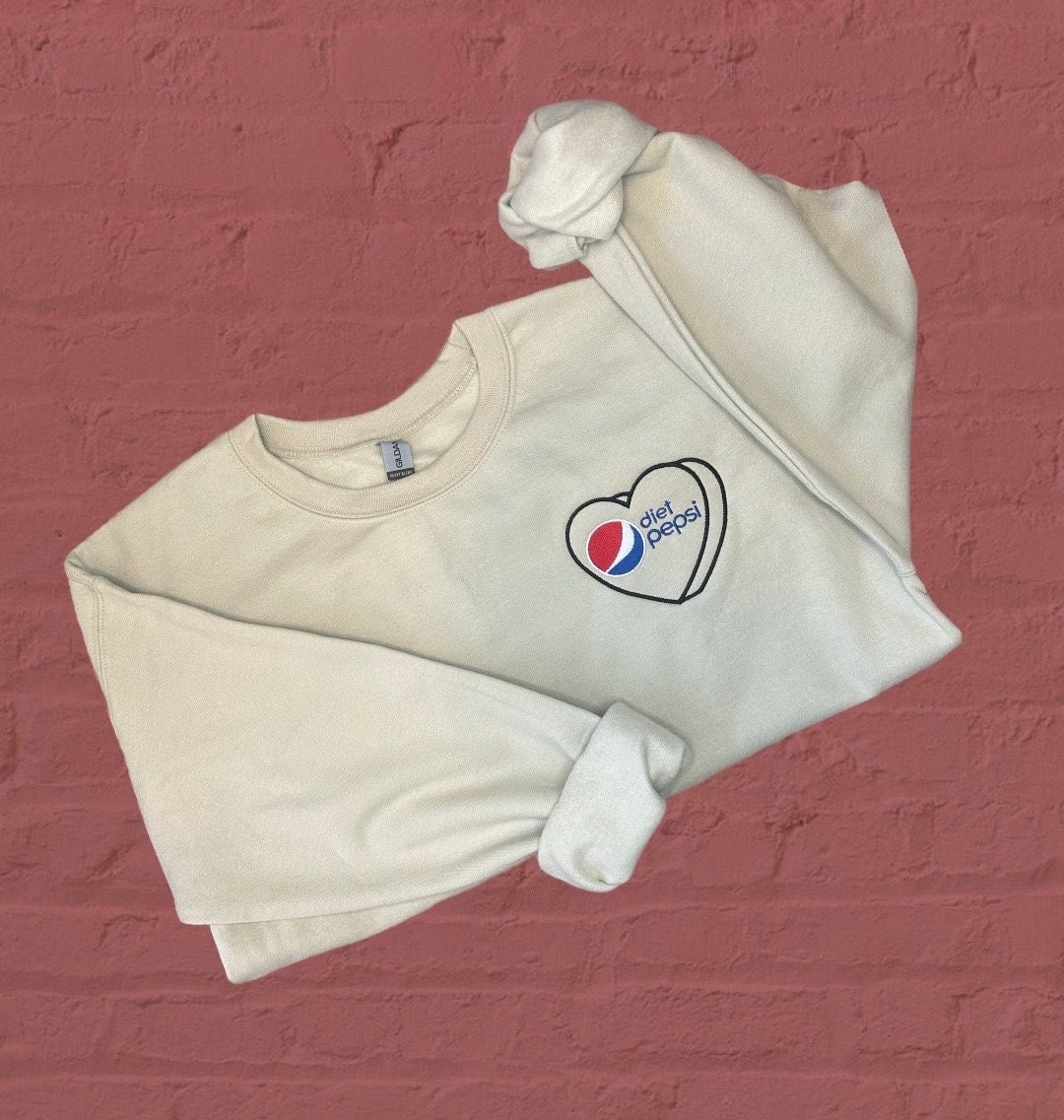 Diet Pepsi Embroidered Crewneck | Pepsi Sweatshirt | Gifts for Her ...