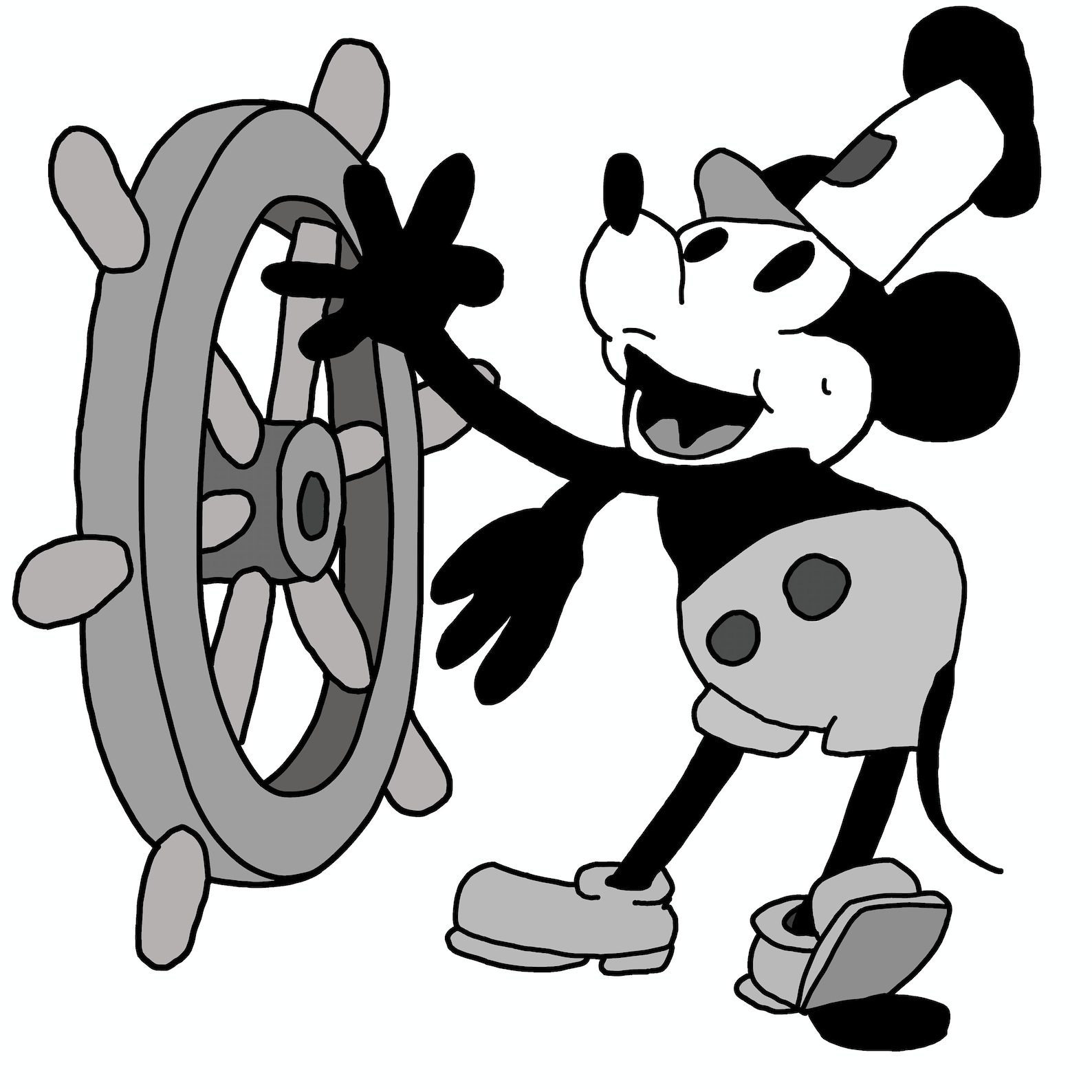 Mickey Prints Steamboat Willie Steamboat Willie Home Decor / Steamboat ...