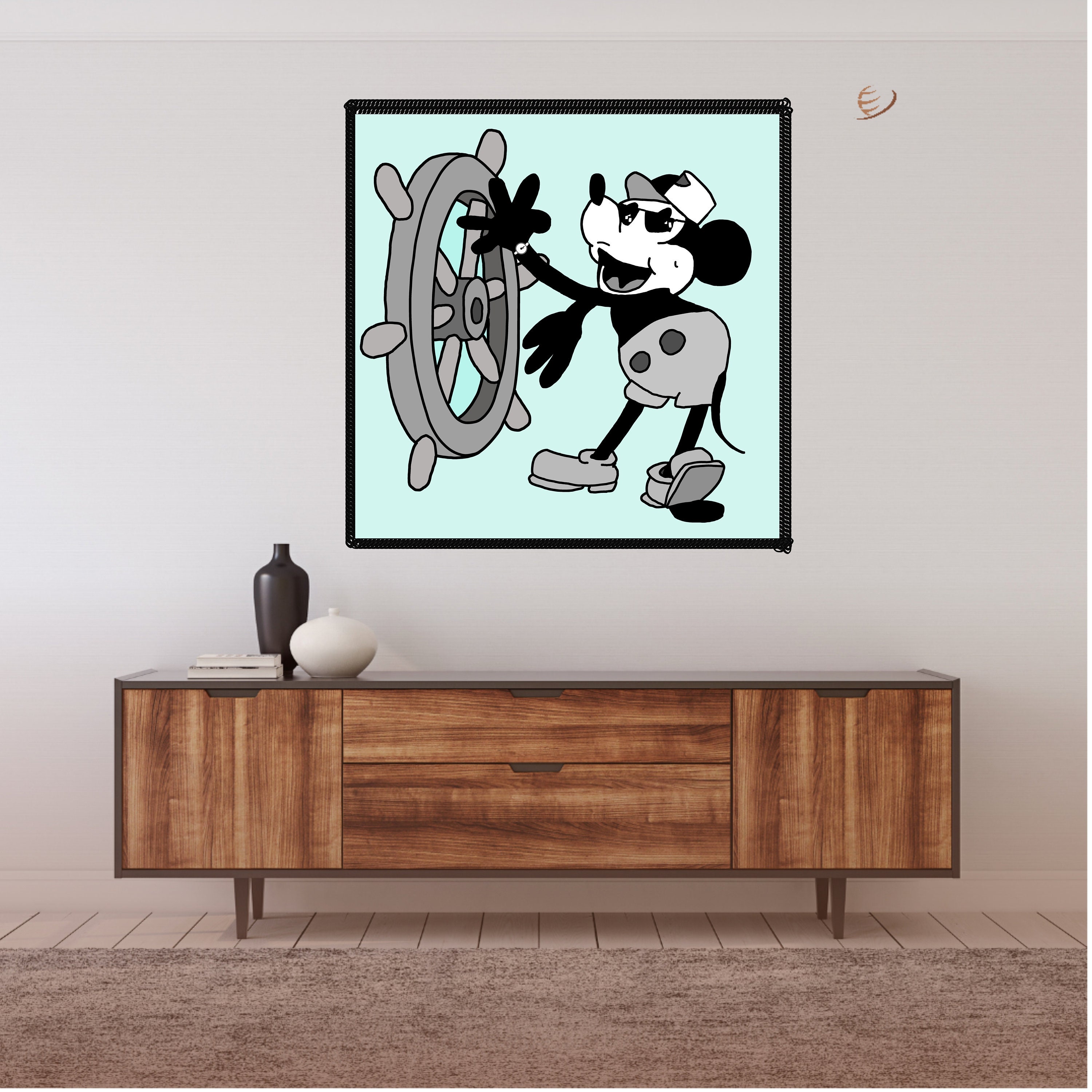 Steamboat Willie Art Digital Print Art Mickey Prints Home Decor - Etsy