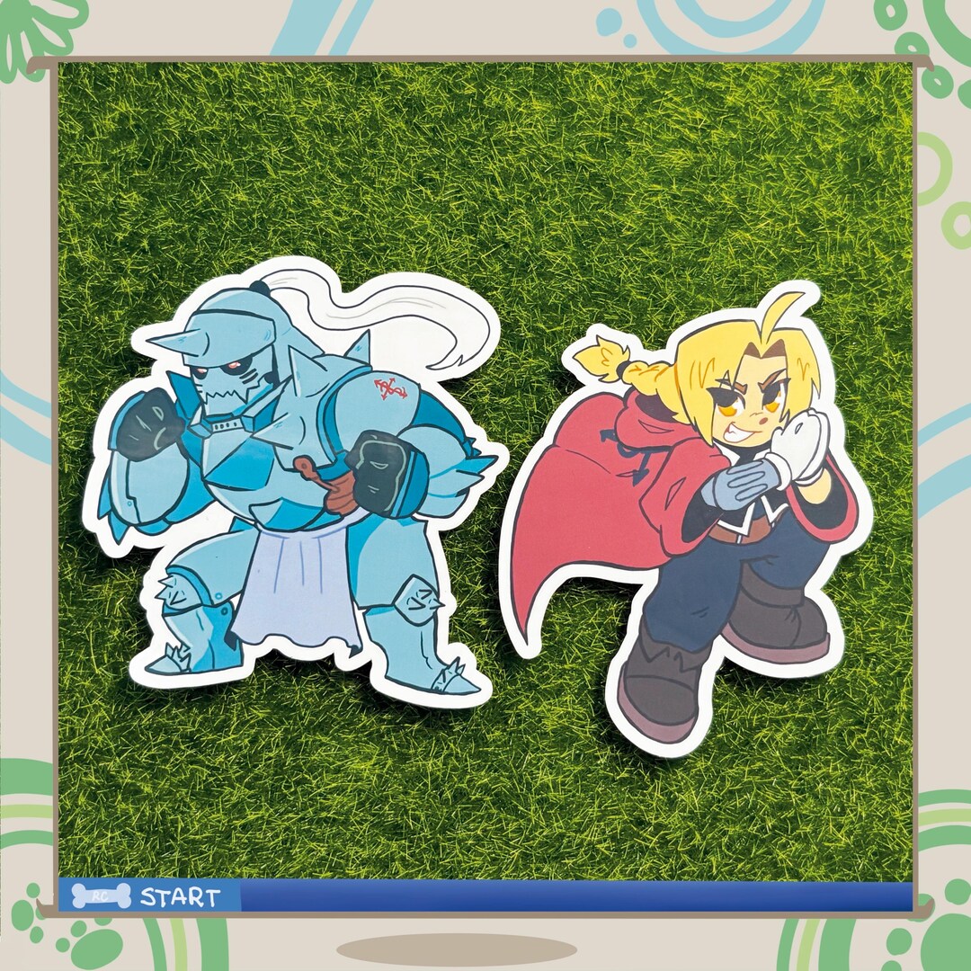 FMA Alchemical Brothers Stickers - Etsy