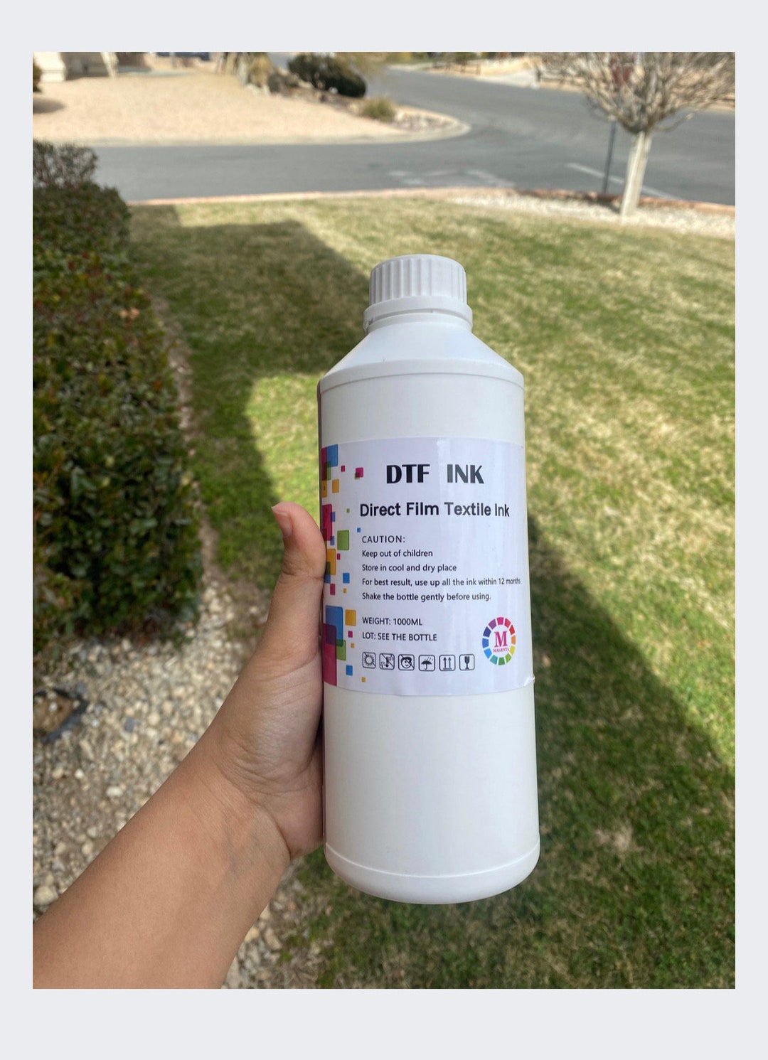 DTF Ink CMYK and White.. Okai Brand 1000 Ml Cyan Magenta Yellow and Black - Etsy