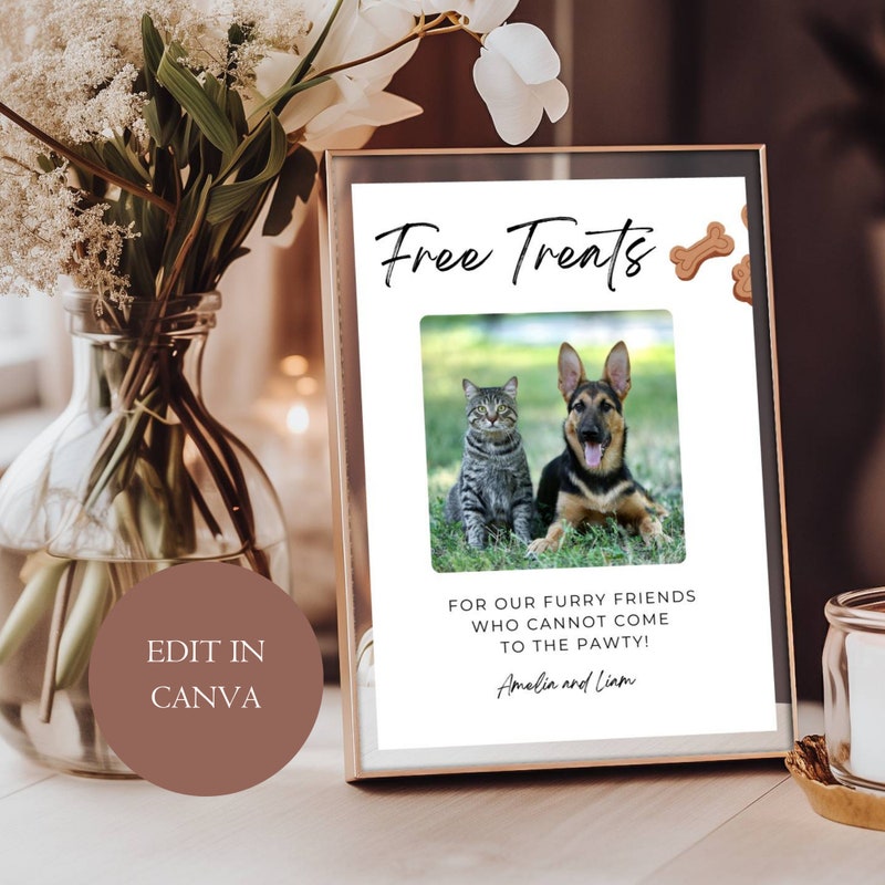 Dog Wedding Sign - Etsy