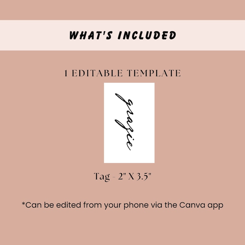 Italian Theme Thank You Tag Template, Grazie Gift Label, Italian Gift ...