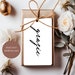 Italian Theme Thank You Tag Template, Grazie Gift Label, Italian Gift ...