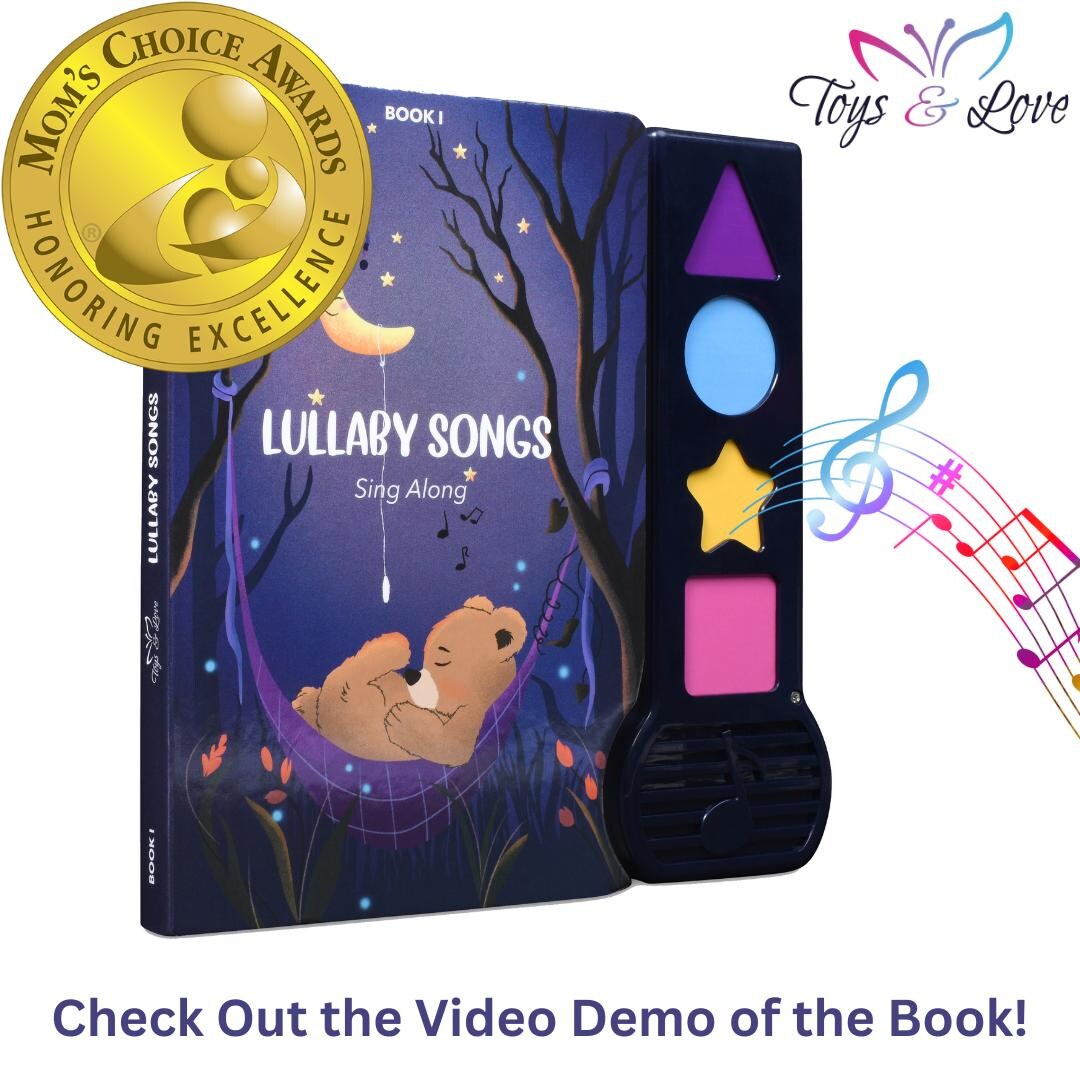 TOYS AND LOVE Music Book With Nursery Rhymes, Montessori Toy, Sound ...