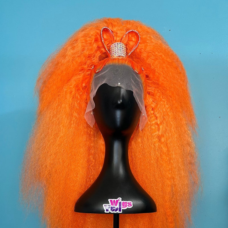 Orange Wig - Etsy