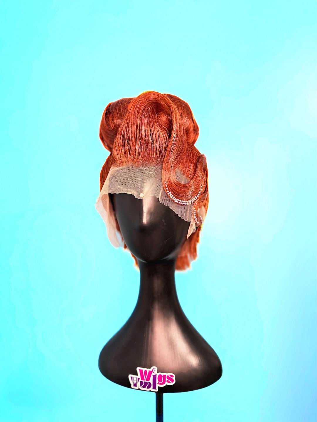 Pageant Updo Bun Drag Queen Wig - Drag - Drag Wig - Etsy