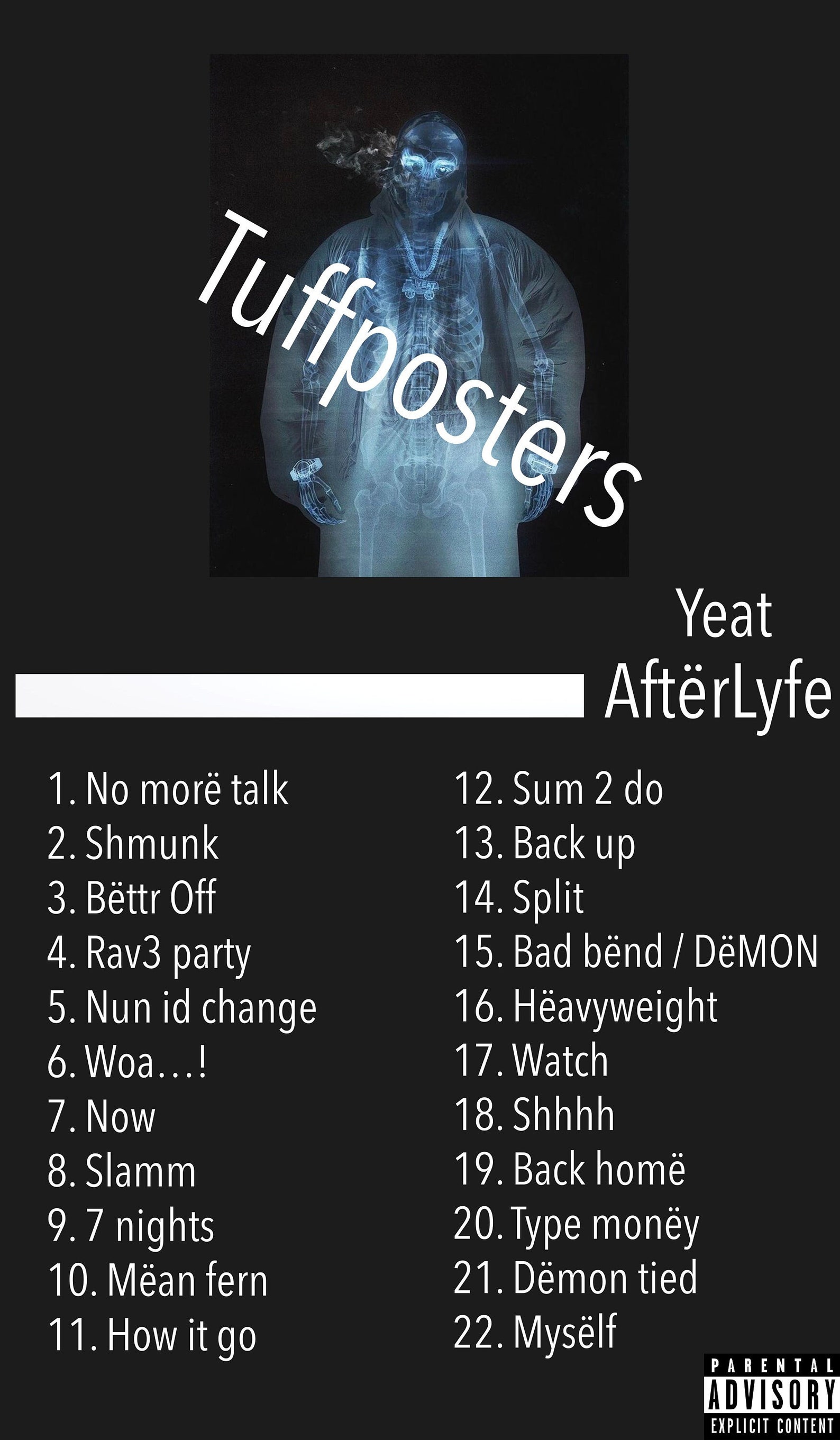Digital Yeat Aftërlyfe Poster! - Etsy