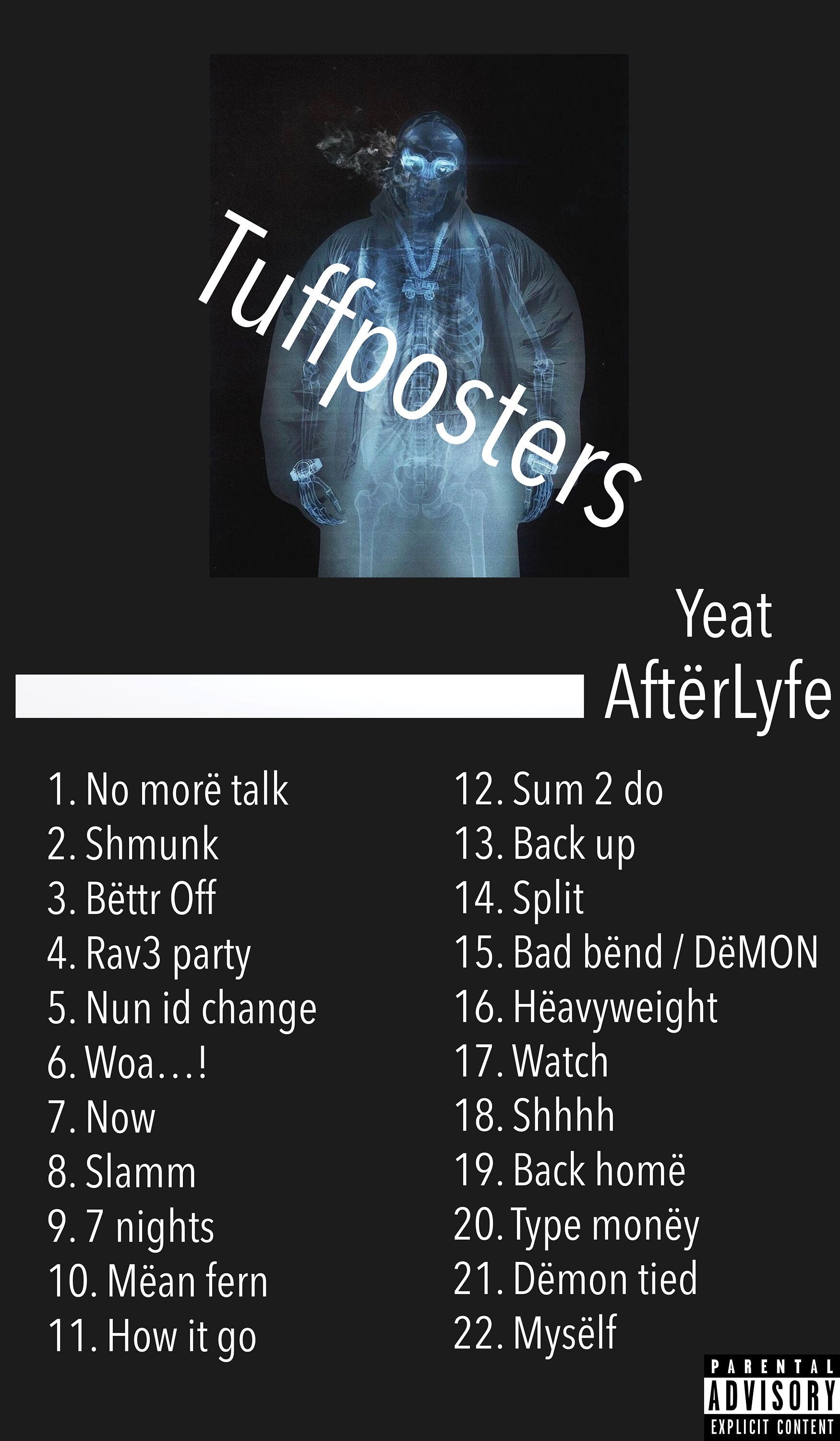 Digital Yeat Aftërlyfe Poster! - Etsy