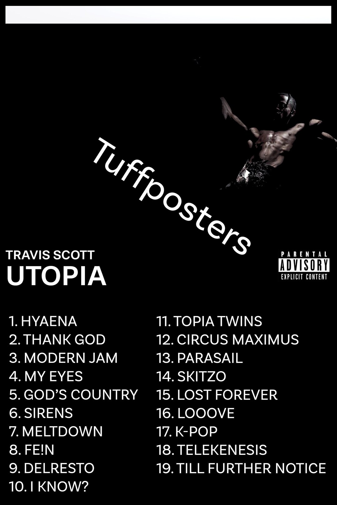 Digital Travis Scott Utopia Poster - Etsy