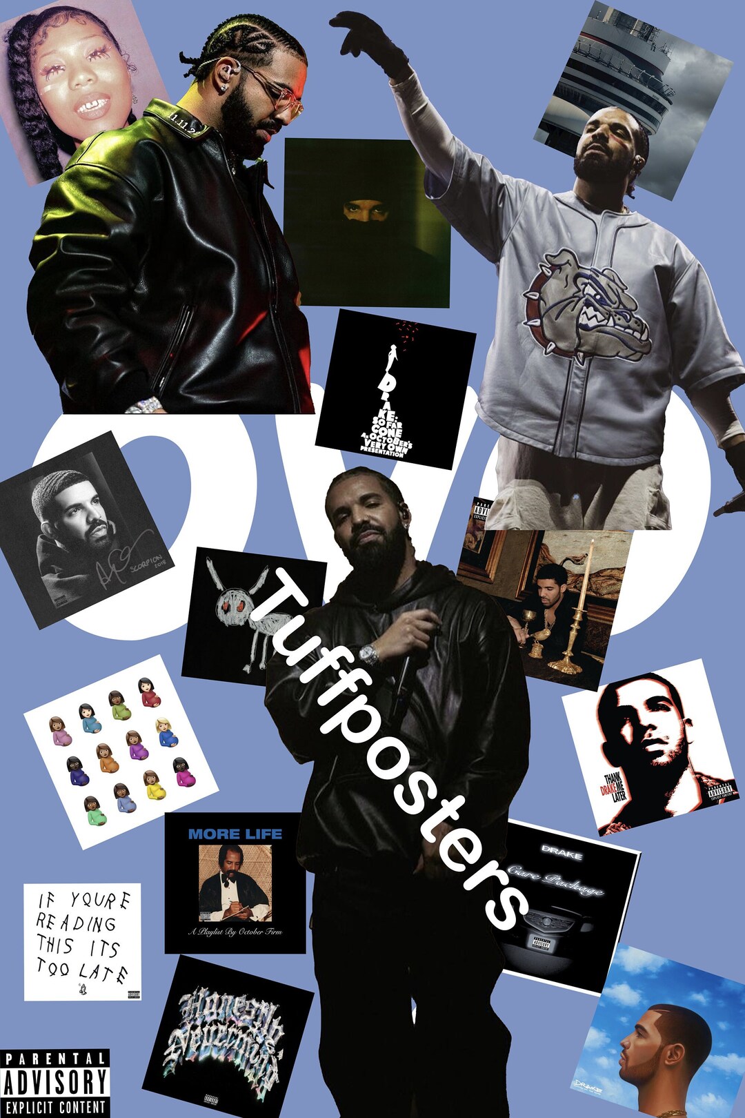 Digital Drake Poster - Etsy