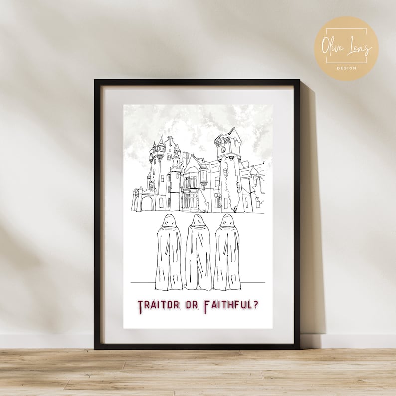The Traitors TV Show - Traitor or Faithful - Wall Art Custom Digital ...