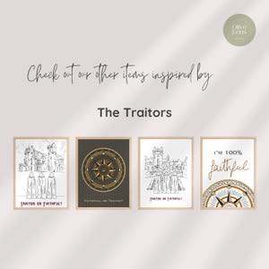The Traitors Murder Letter Template | Editable Canva PDF | A4 & US ...