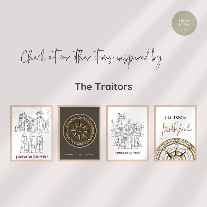 The Traitors Murder Letter Template | Editable Canva PDF | A4 & US ...