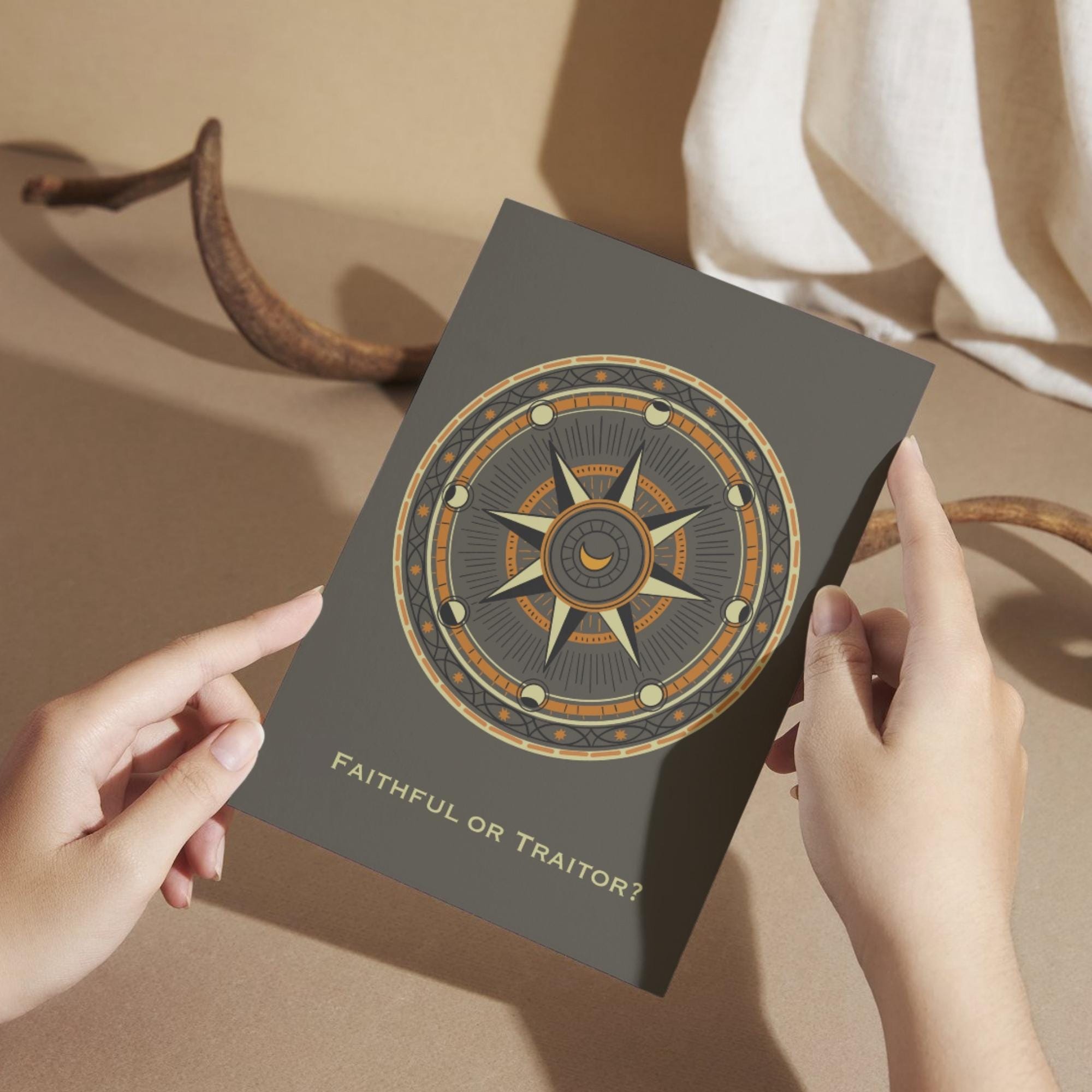 The Traitors TV Show Printable | Faithful or Traitor Digital Download ...