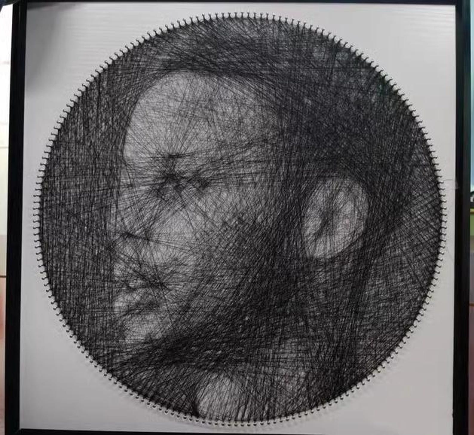 Personalised String Art Portrait Black String Art, Colourful String Art, Best Gift, Wall ...