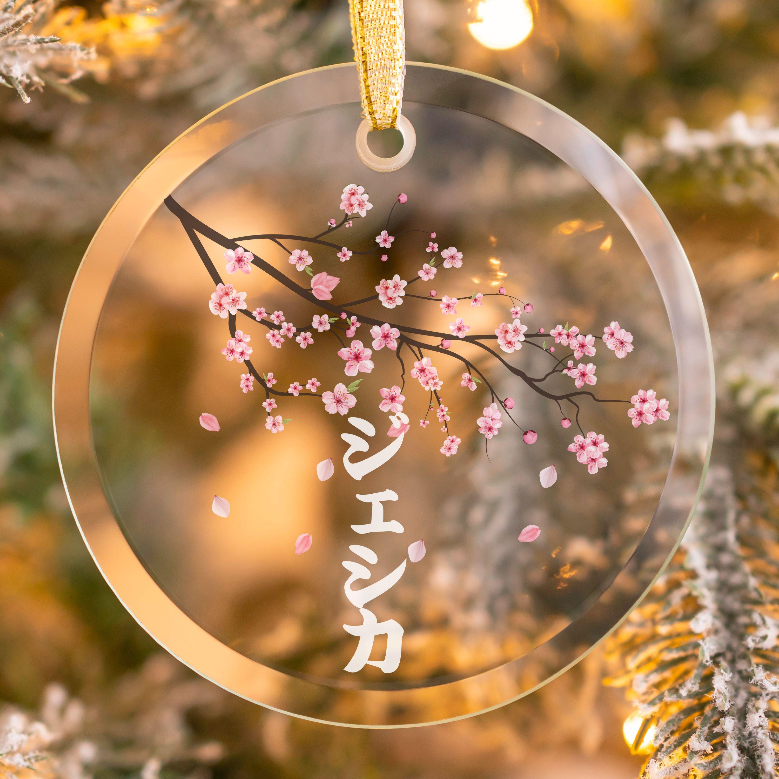 Your Name in Japanese Personalized Ornaments, Japanese Gift, Custom ...